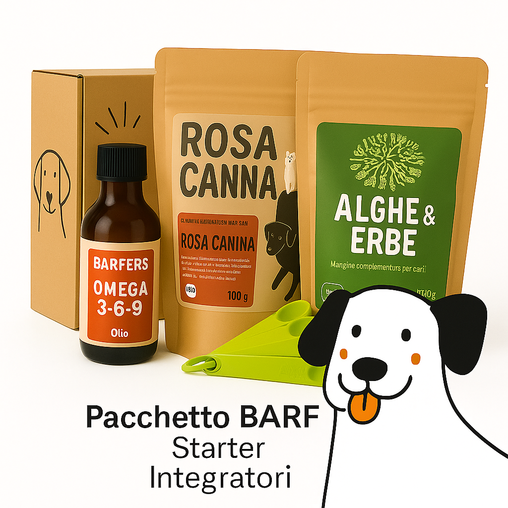 Pacchetto BARF Starter Integratori – MondoBarf S.R.L.S